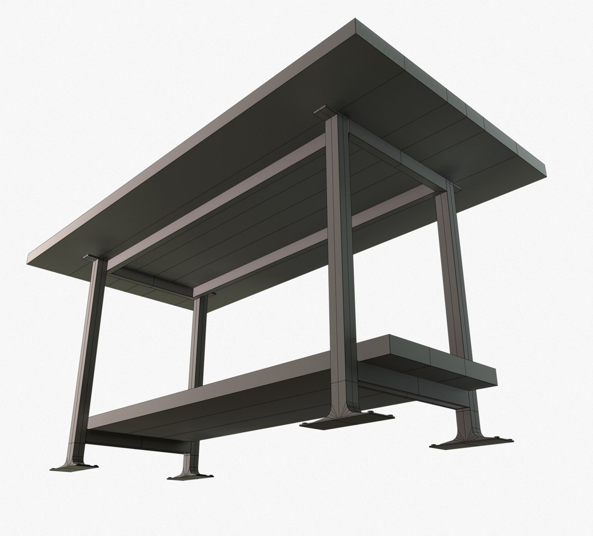 3d Ready Work Table Pbr