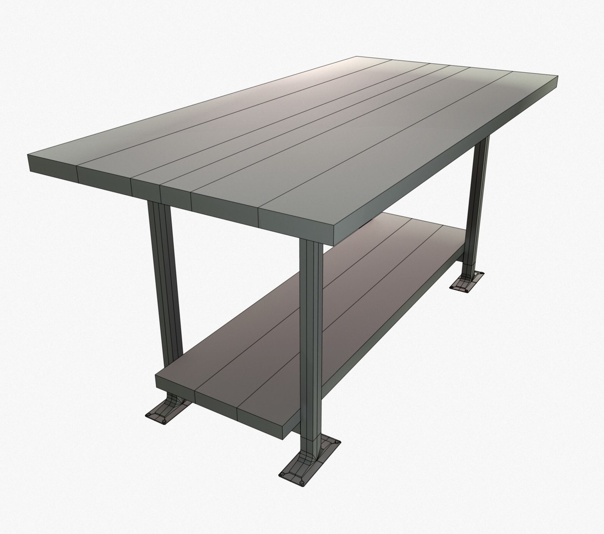 3d Ready Work Table Pbr