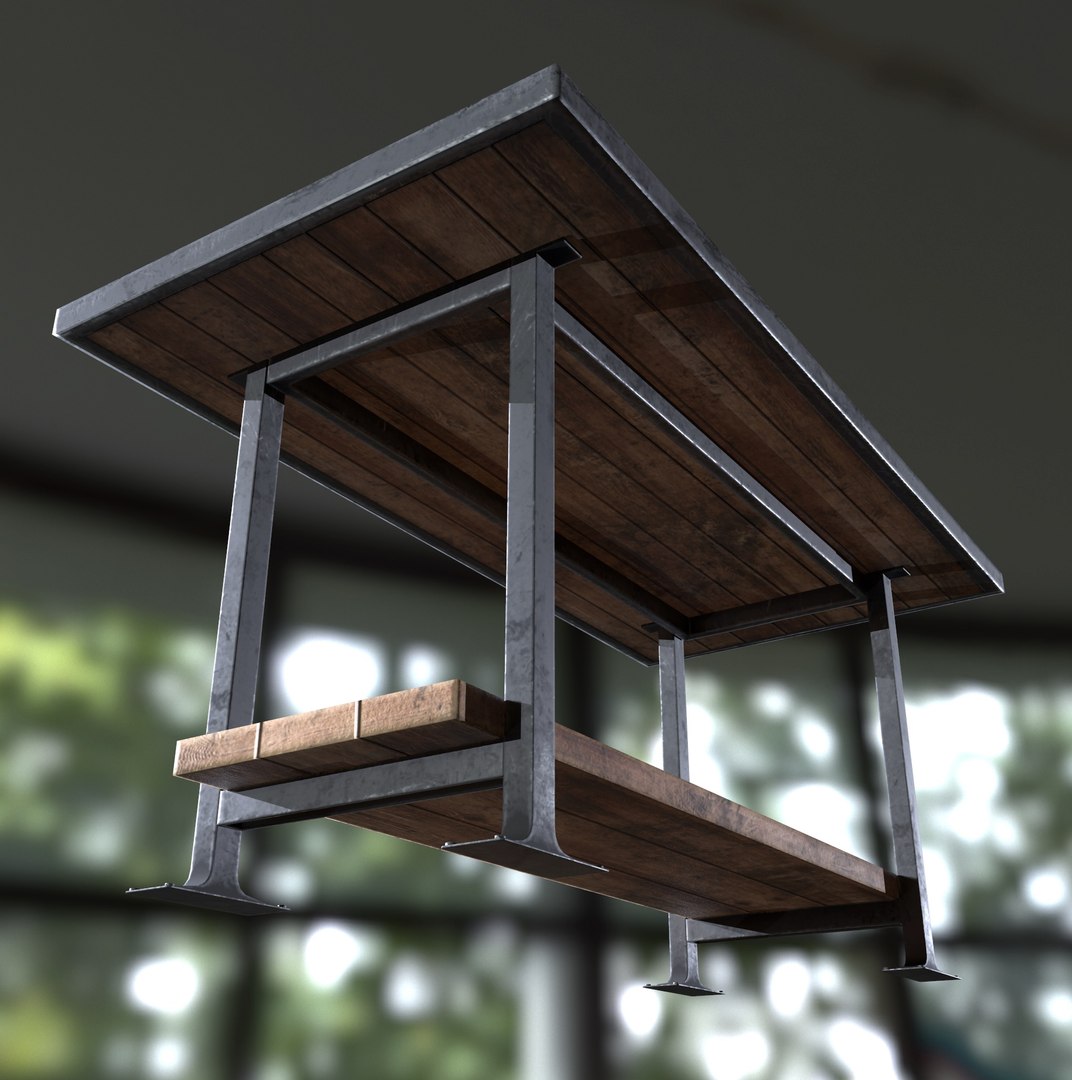 3d Ready Work Table Pbr