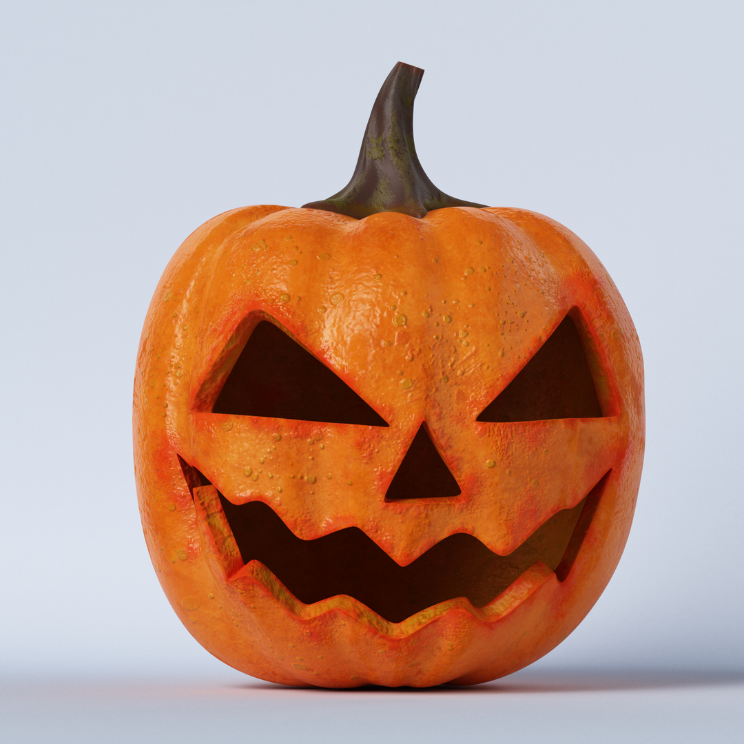 3D halloween pumpkin faces - TurboSquid 1575569