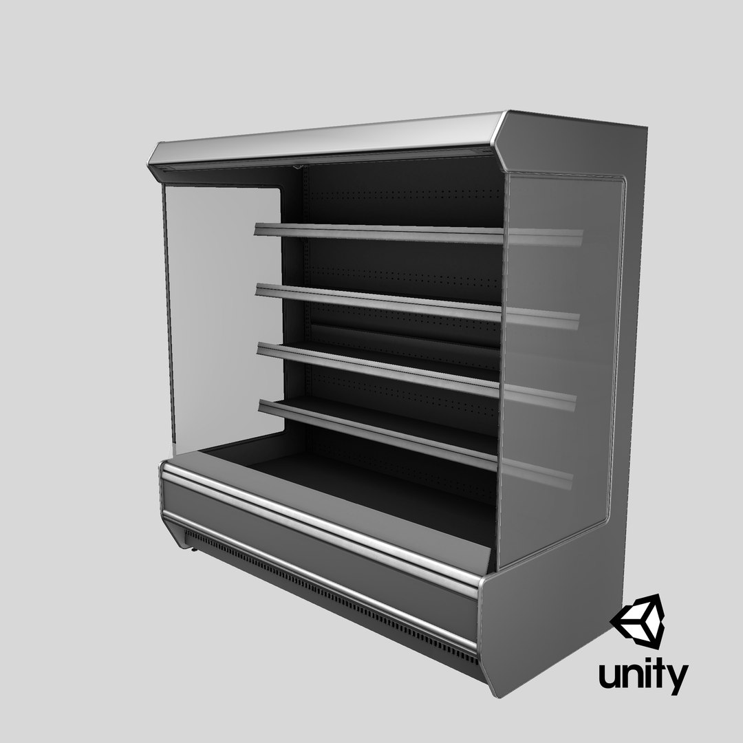 Multideck Open Chiller Wall Small Medium And Large 3D Model ...