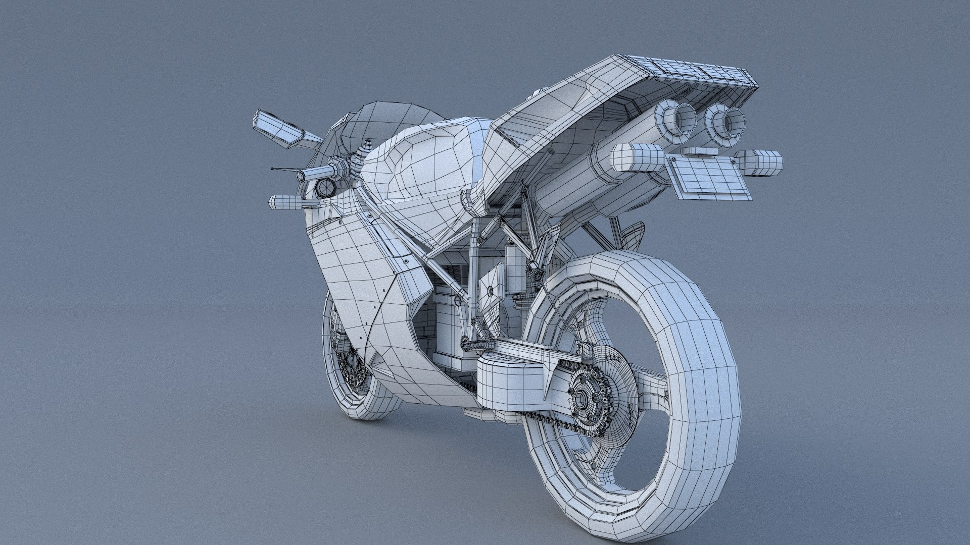 3D Model Motorcycle Ducati Cycle - TurboSquid 1681629