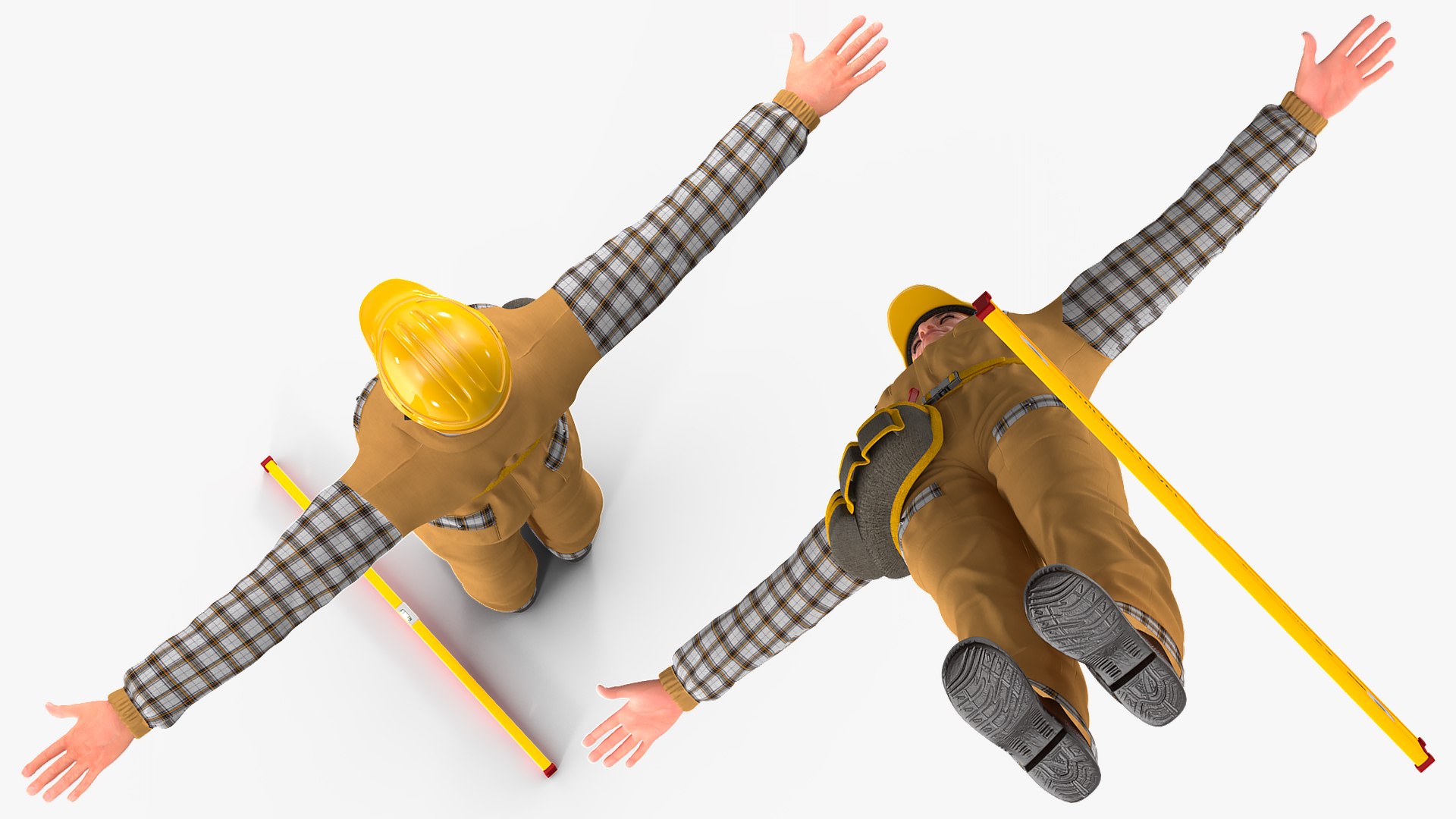 Builder t-pose model - TurboSquid 1606350
