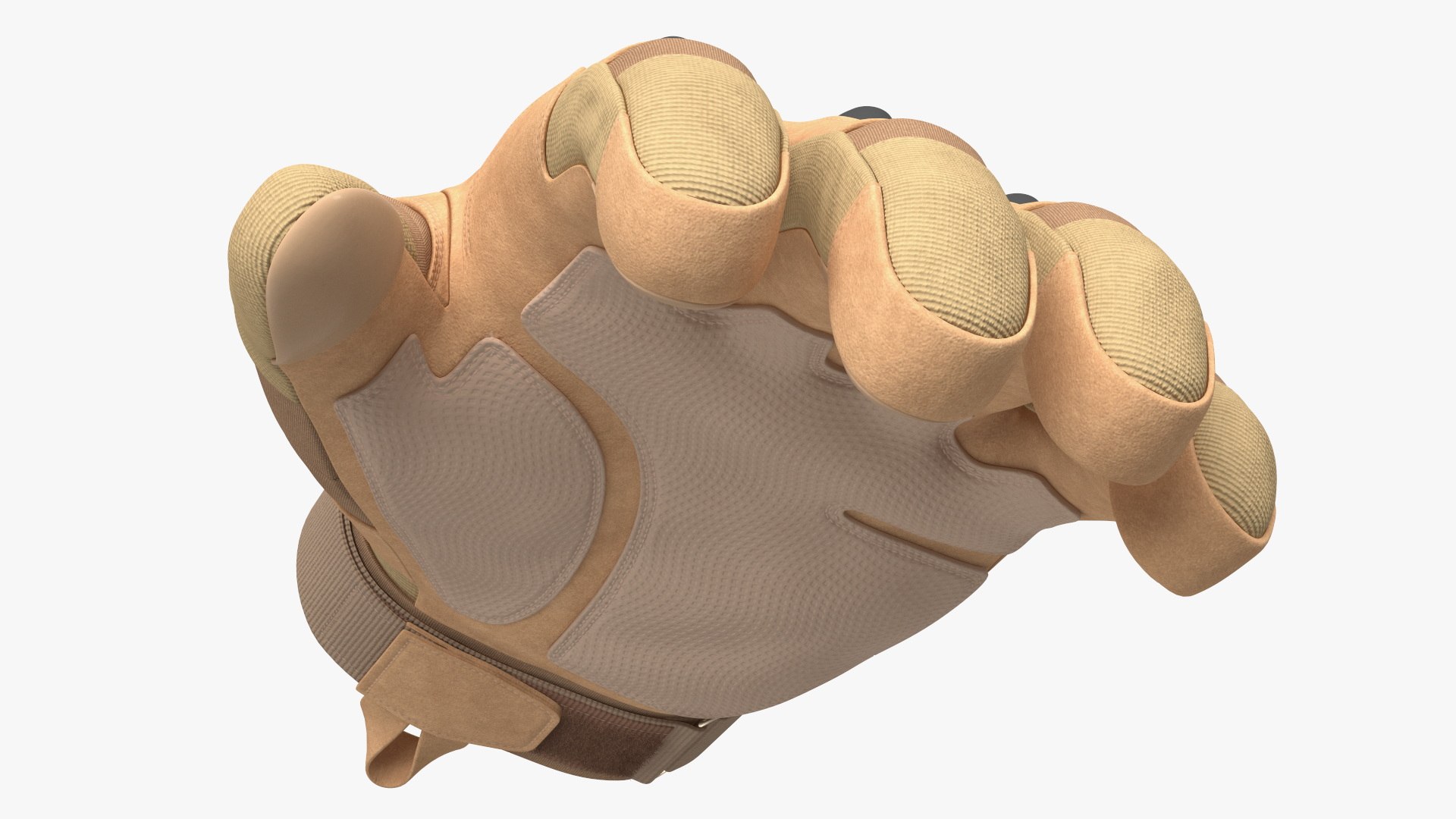 3D model Shockproof Gloves Brown Fur Rigged for Maya - TurboSquid 2151242