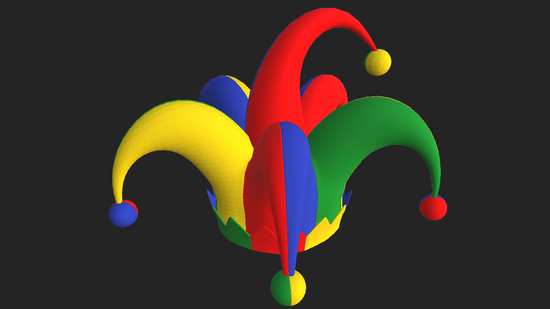 Spaßvogel Joker Hut 3D-Modell - TurboSquid 1811538