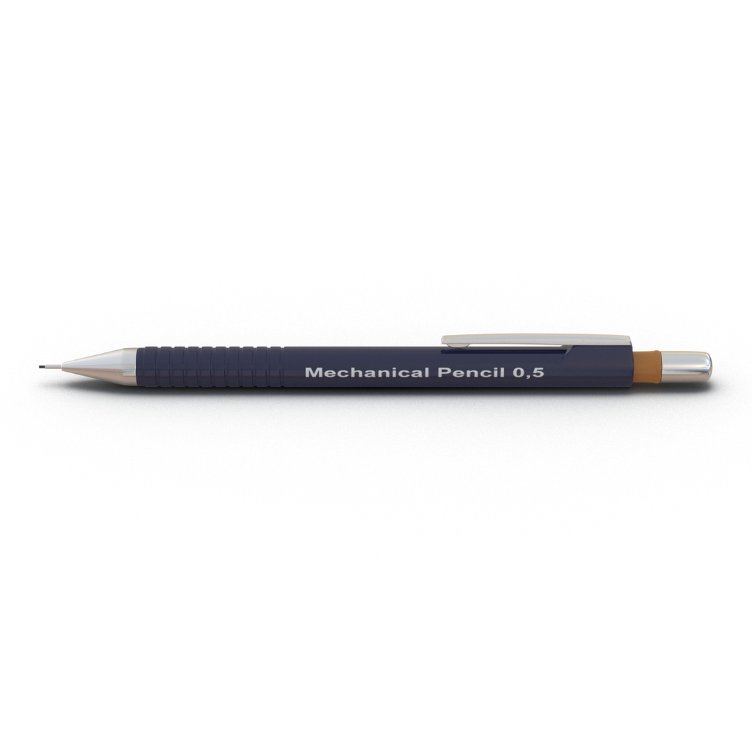 3d Mechanical Pencil Generic Model