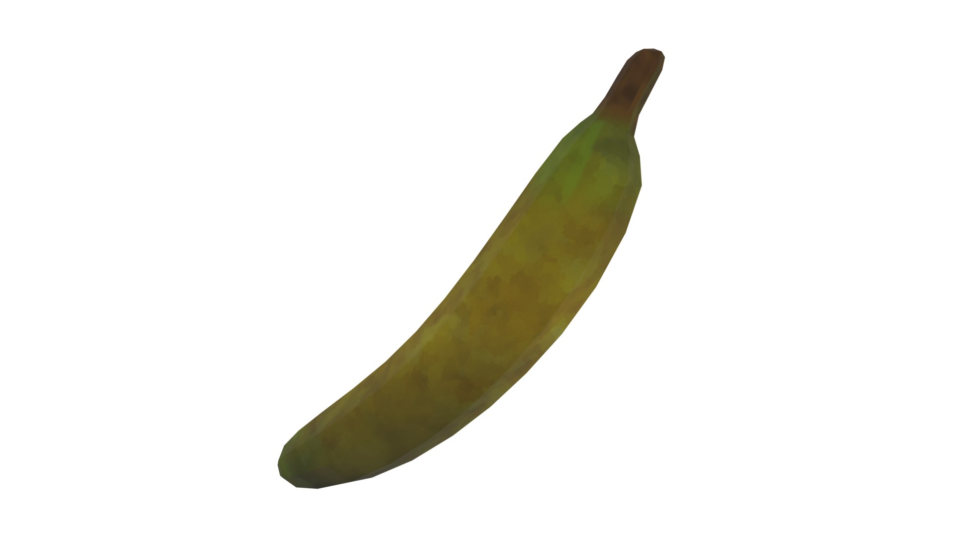 3D Low Poly Banana Model - TurboSquid 2101330