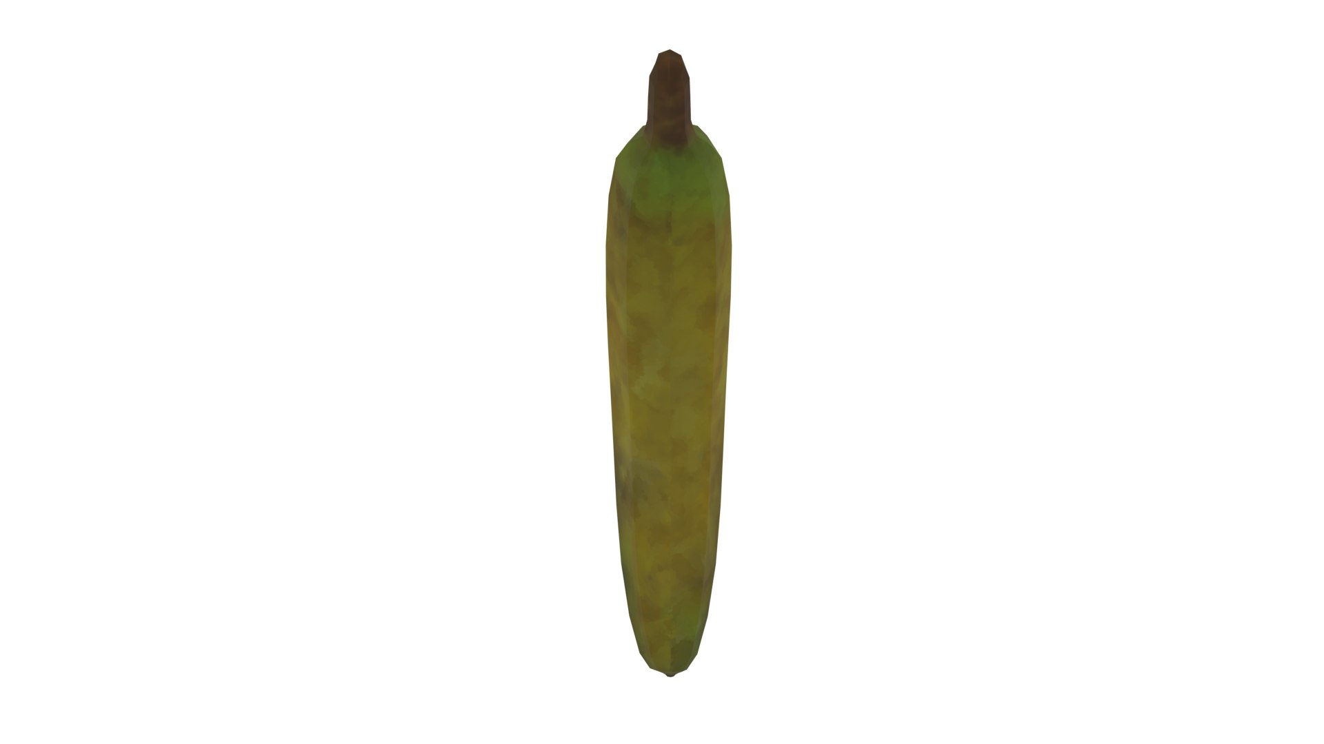 3D Low Poly Banana Model - TurboSquid 2101330
