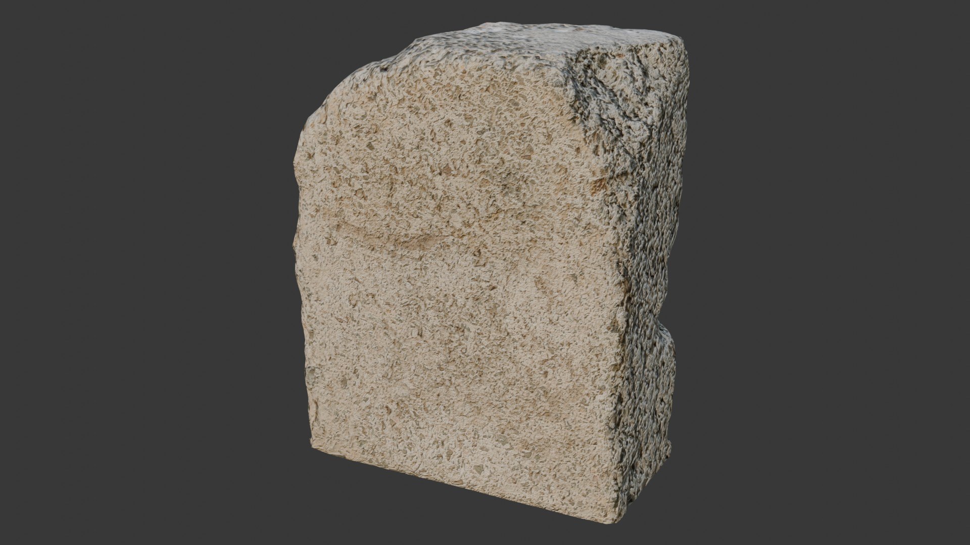 3D Rough Cut Stone Block - TurboSquid 2406241