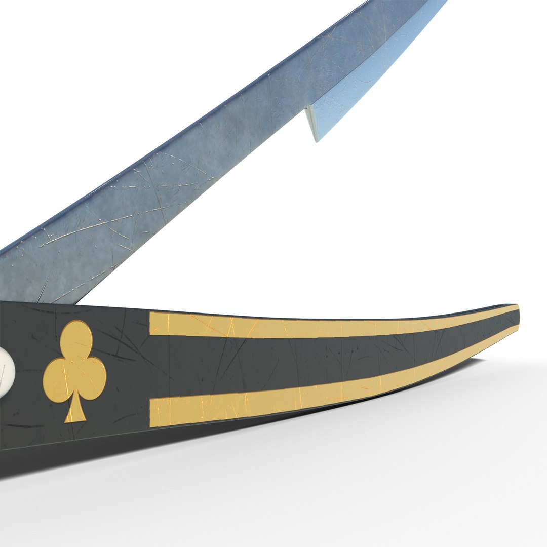 3D model Straight Razor Blade - TurboSquid 2084250