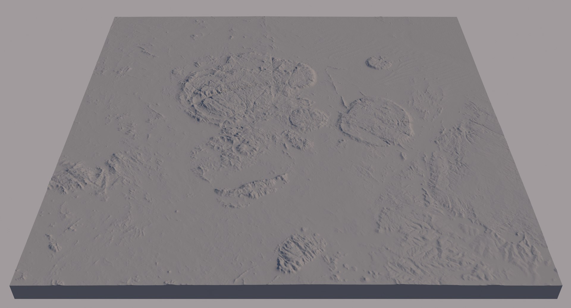 3d Rocky Desert Model