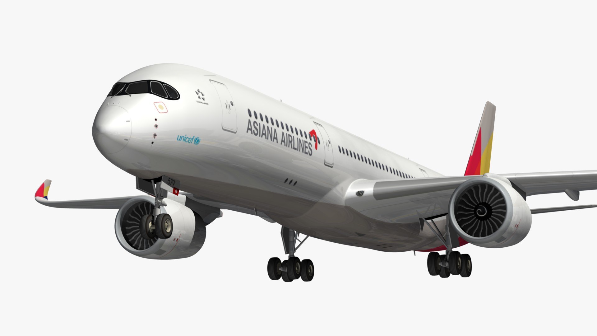 3D Airbus A350 Model - TurboSquid 1405233