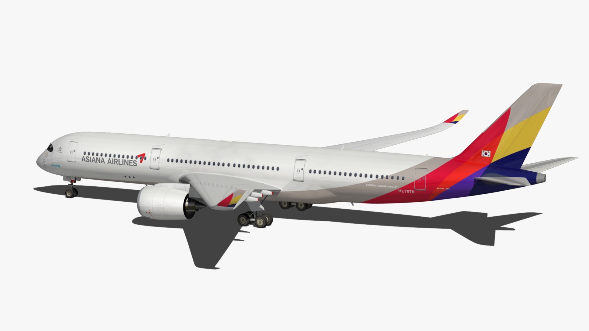 3D Airbus A350 Model - TurboSquid 1405233