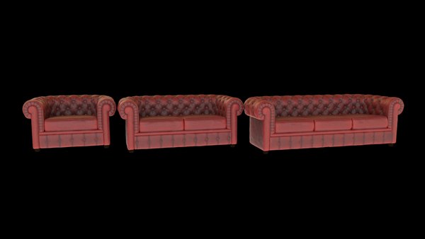 3D model Chesterfield Style Sofa - TurboSquid 1765669