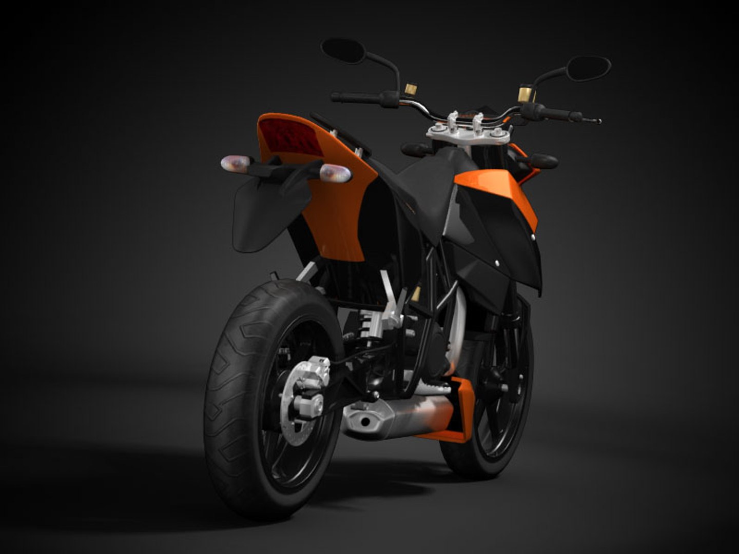 Ktm 690 Duke 3d Model