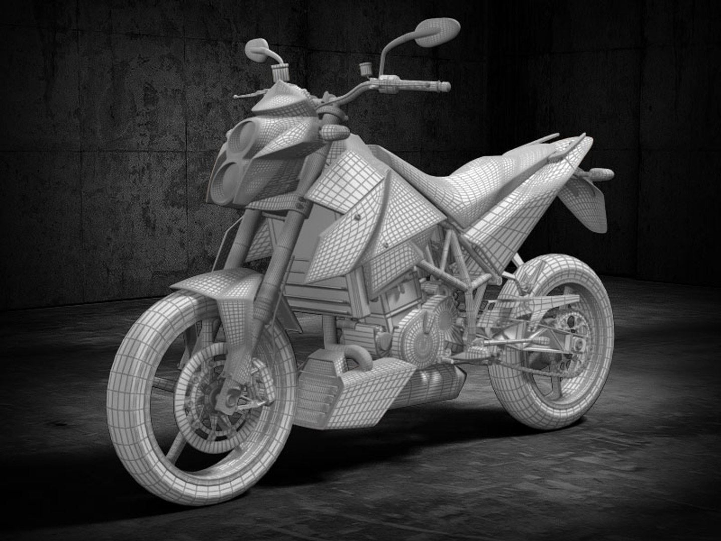 Ktm 690 Duke 3d Model