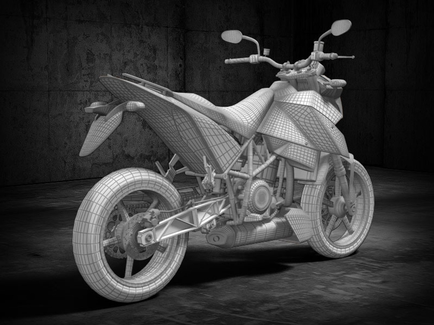 Ktm 690 Duke 3d Model