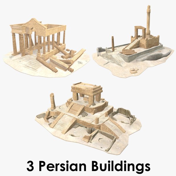 Persian buildings - model - TurboSquid 1626620