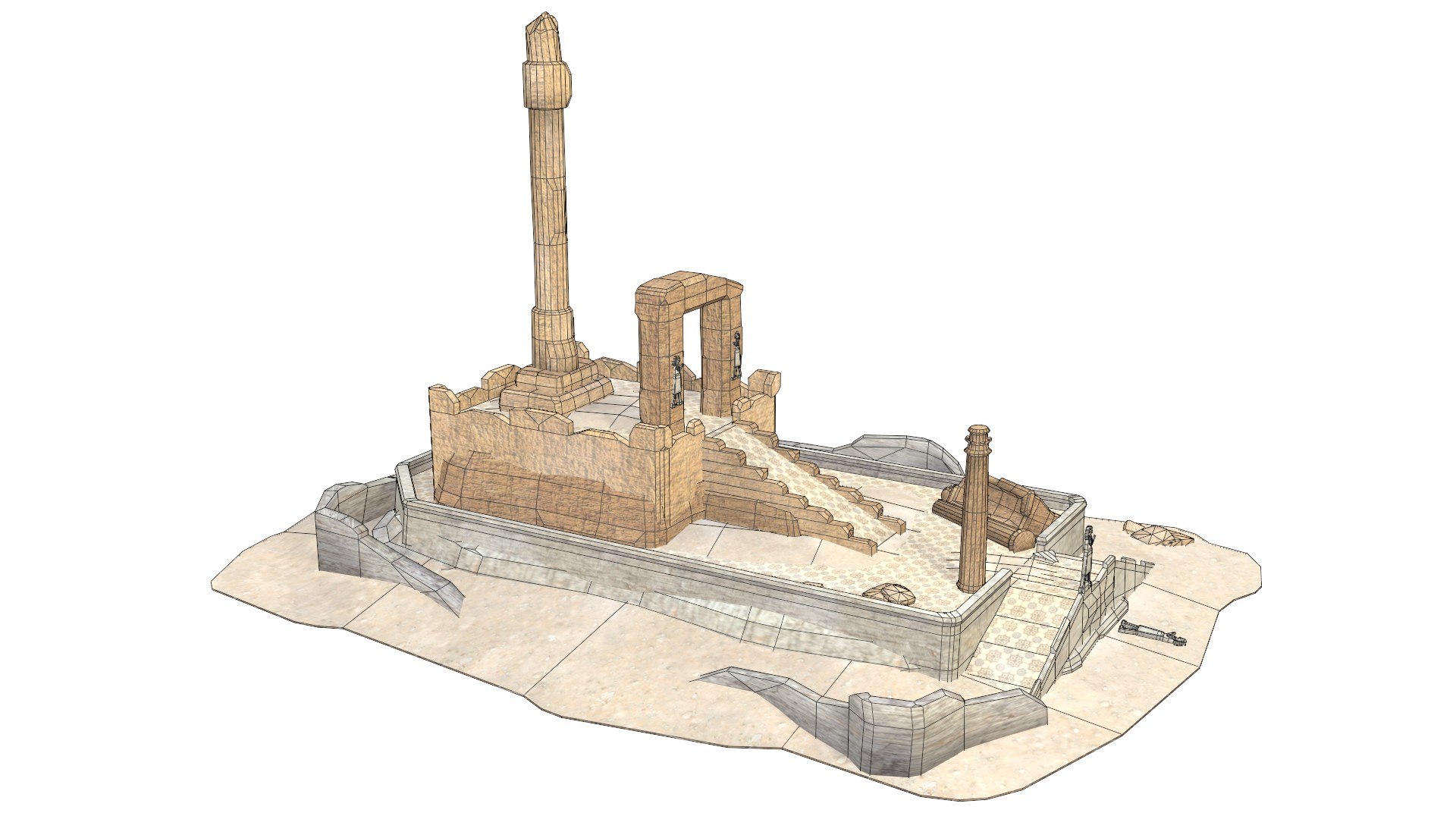 Persian Buildings - Model - TurboSquid 1626620