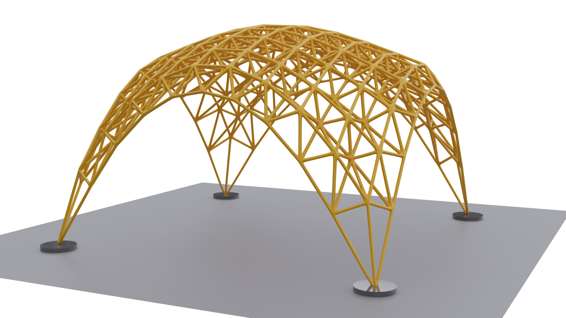Arched Vault Structures Set Model - TurboSquid 2351549