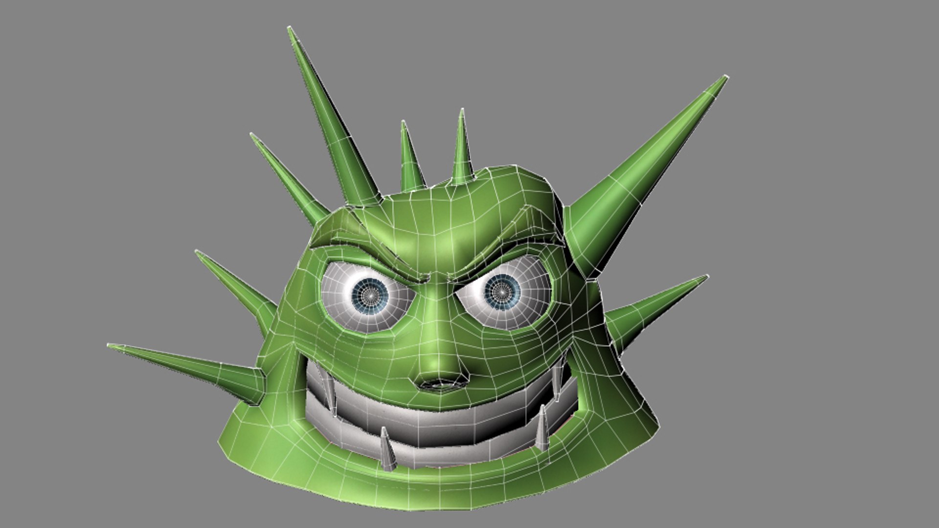 Spikes Cartoon Character Max