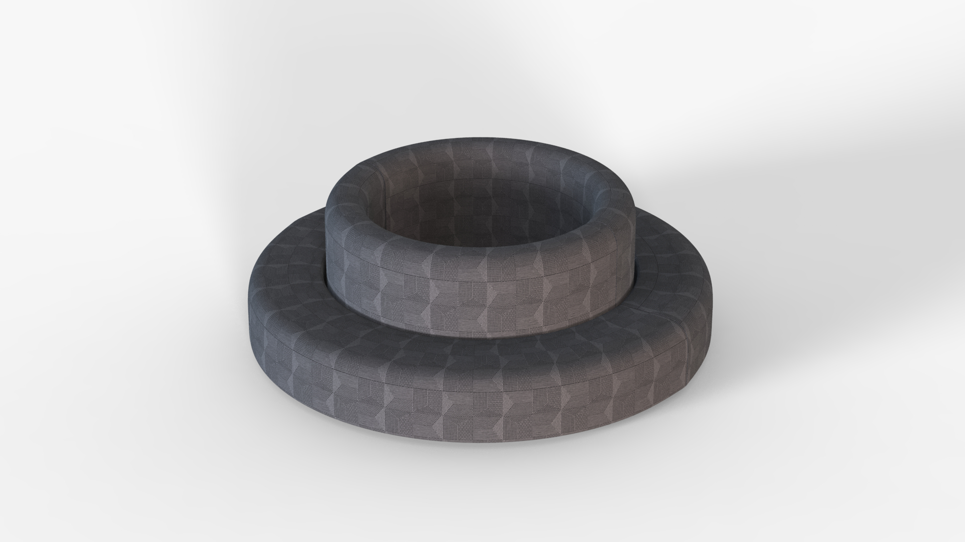 Circular Modern Sofa 3D Model - TurboSquid 2370796