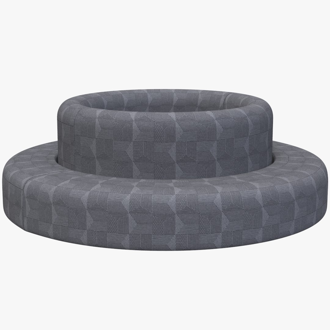 Circular Modern Sofa 3D Model - TurboSquid 2370796