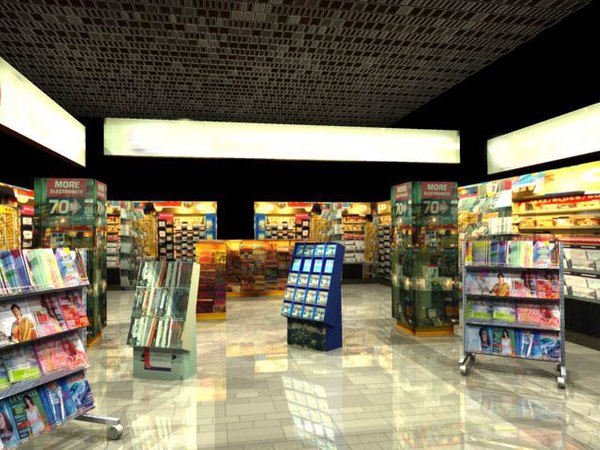 3d shop interiors model
