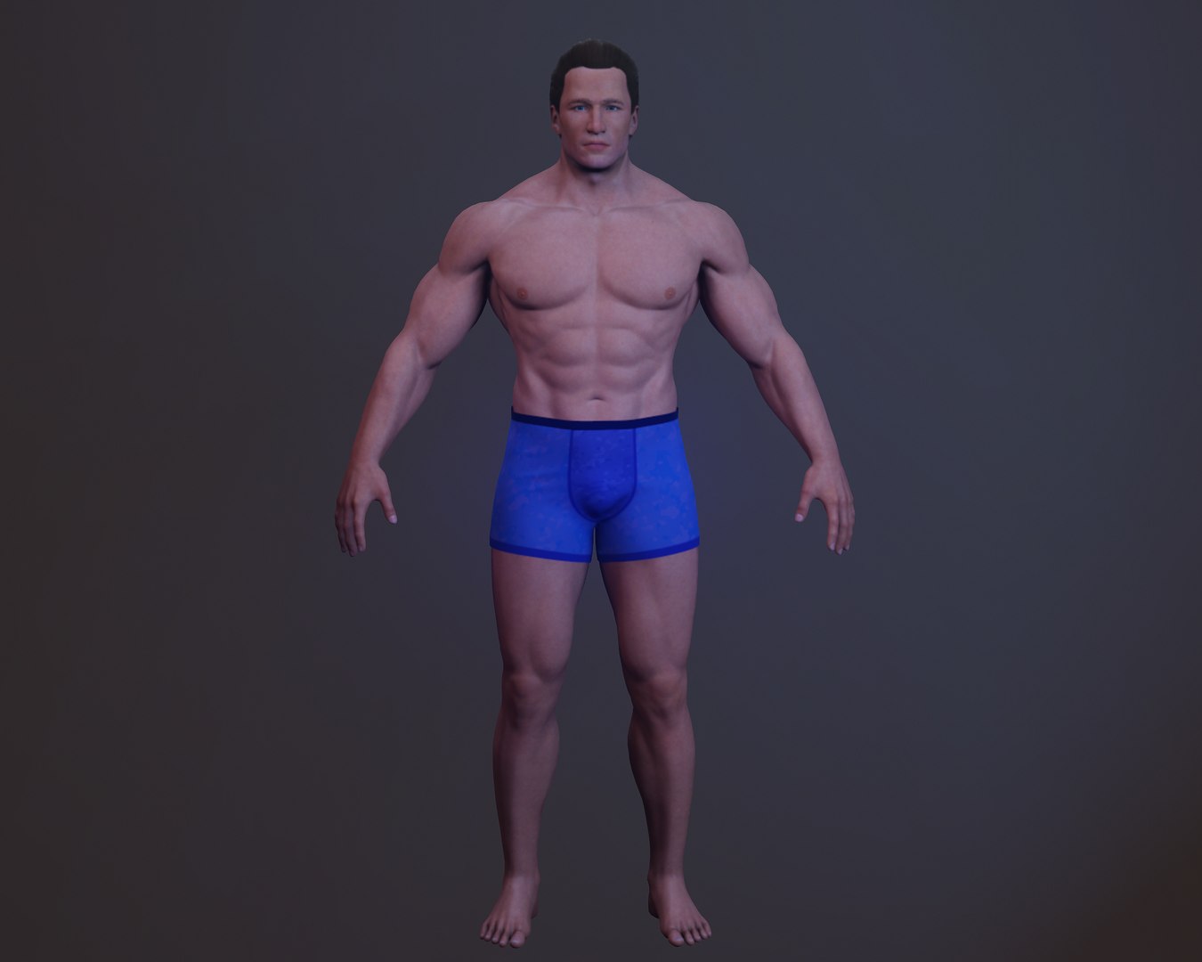 Bodybuilder 01 3D Model - TurboSquid 1971169