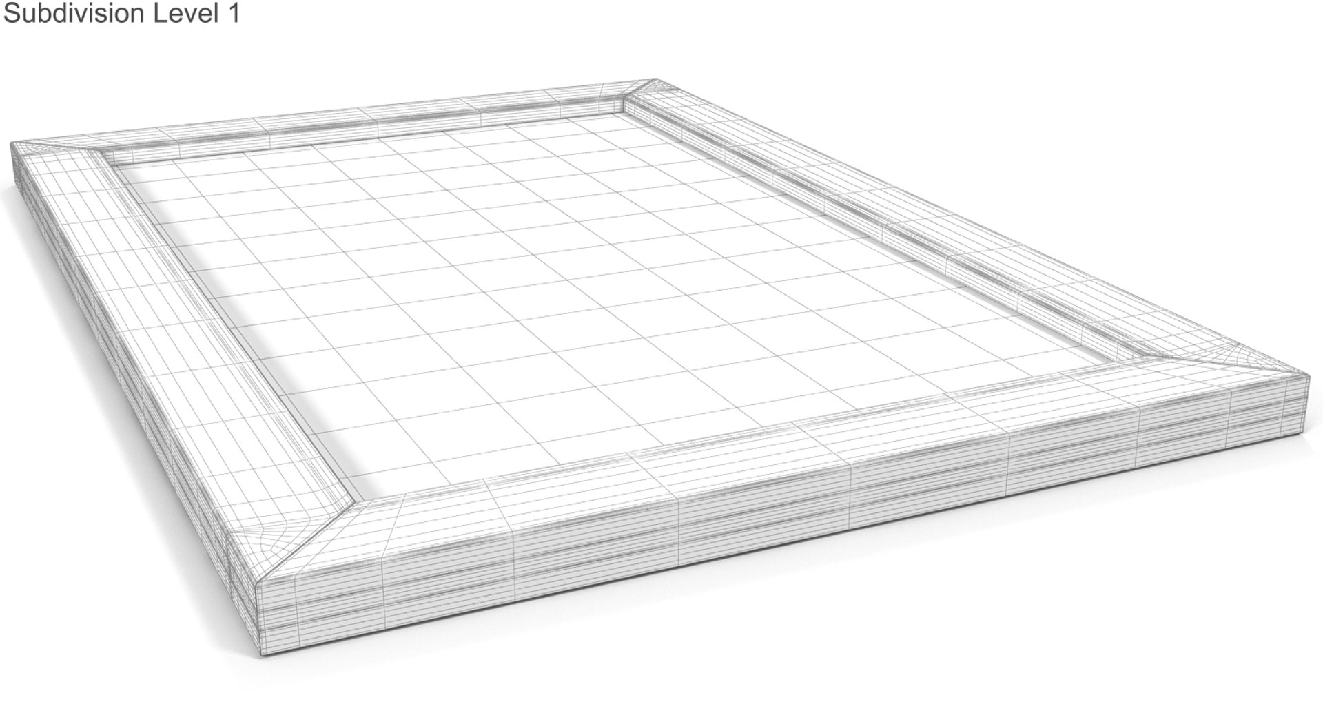 3d model slate board green