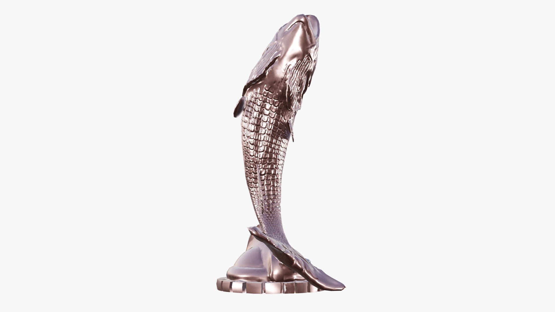 Fish Statue 3D - TurboSquid 1549478