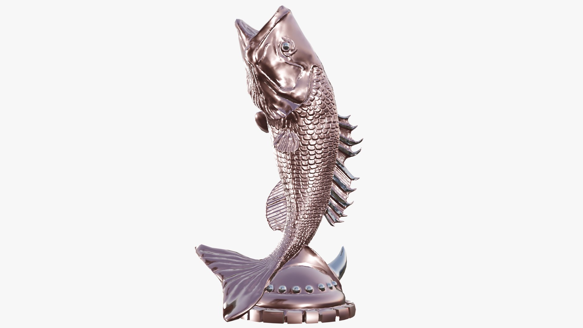Fish Statue 3D - TurboSquid 1549478