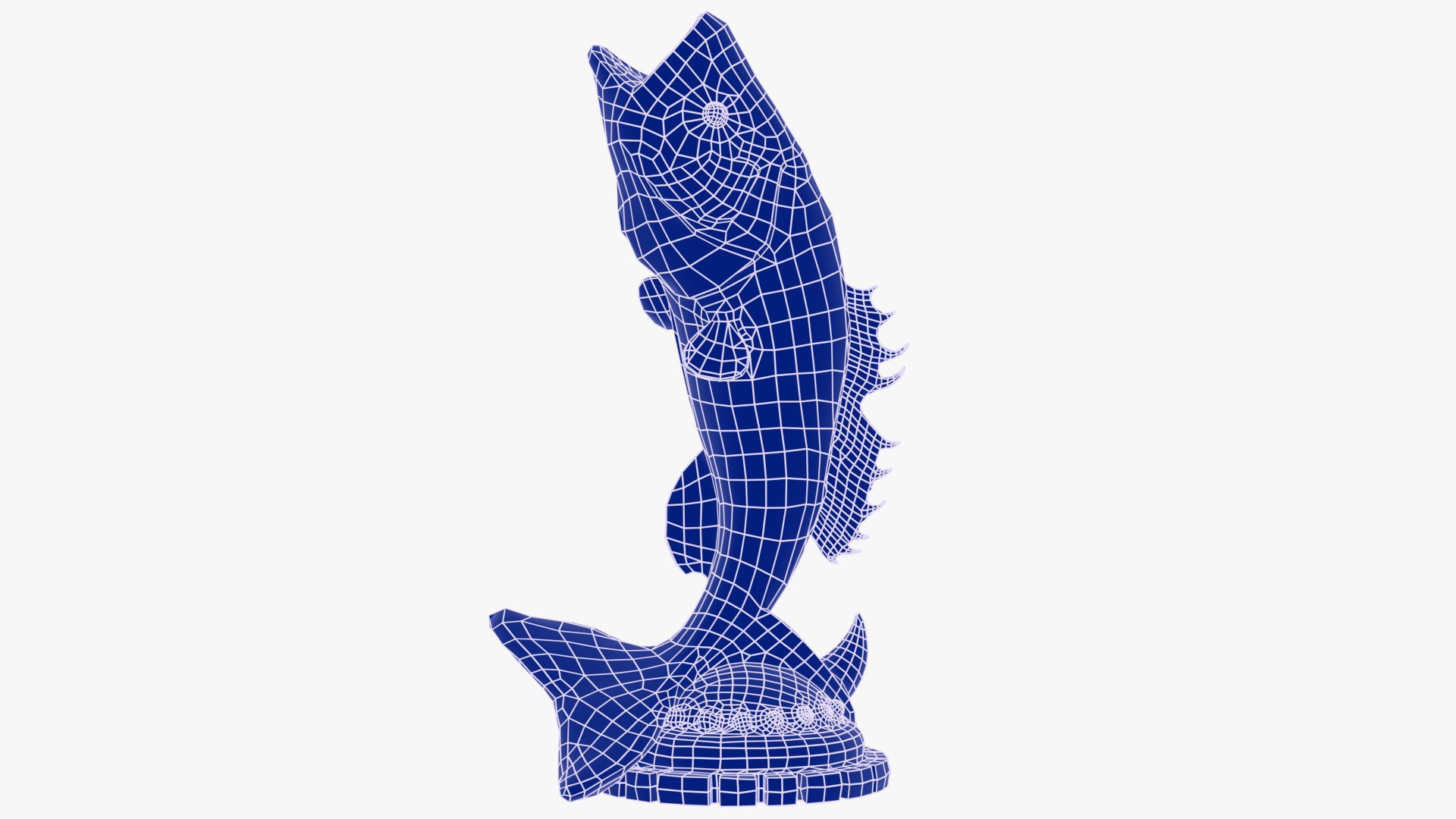 Fish Statue 3D - TurboSquid 1549478