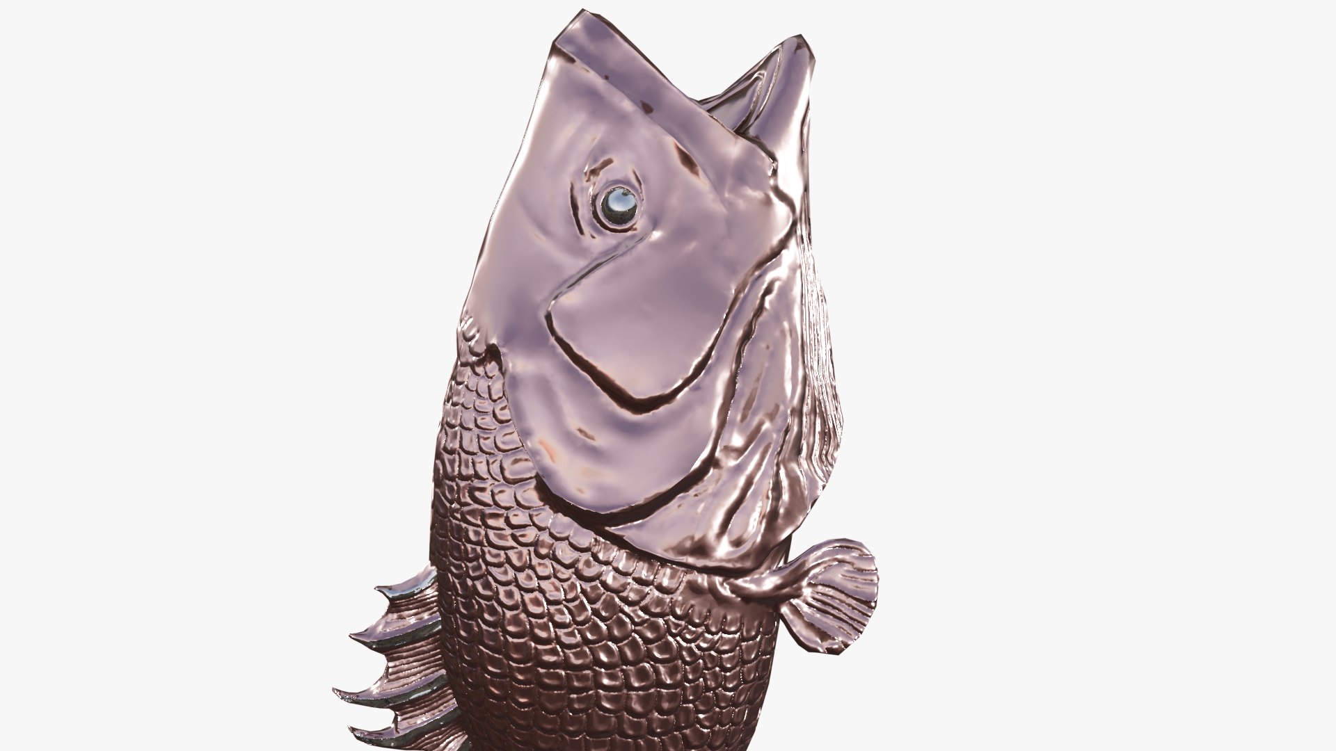 Fish Statue 3D - TurboSquid 1549478