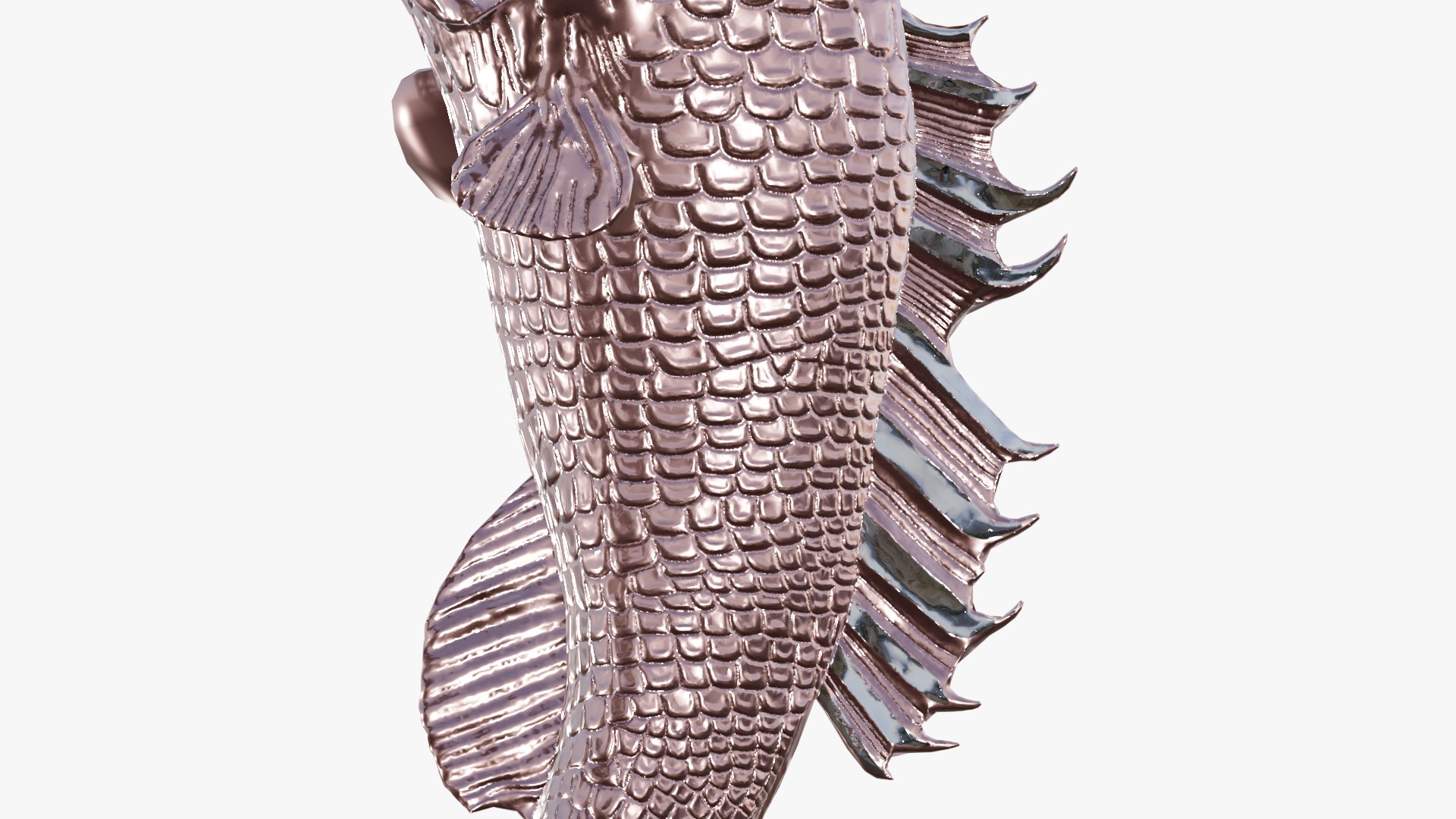 Fish Statue 3D - TurboSquid 1549478