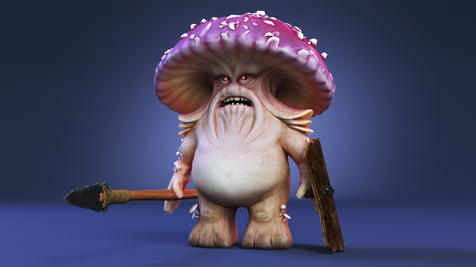 modelo 3d Hombre hongo - TurboSquid 1642663