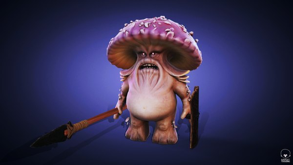 modelo 3d Hombre hongo - TurboSquid 1642663