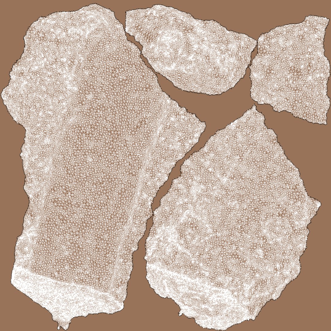 3D Half Of Chocolate Bar Twix Model - TurboSquid 2403992