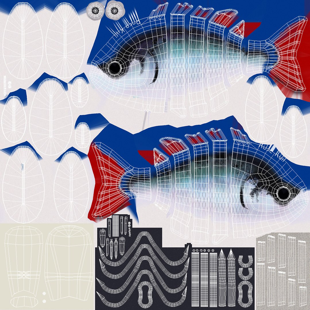 3D Model Rose Kuli Trout Bass Fishing Lure - TurboSquid 1755673