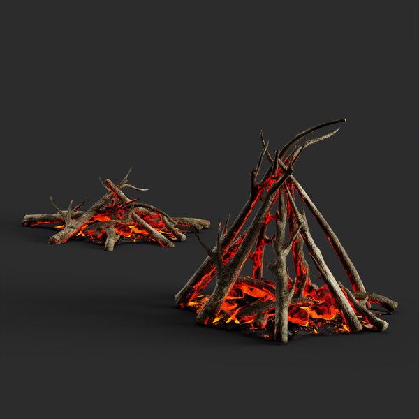 Campfire 3D model - TurboSquid 1733143