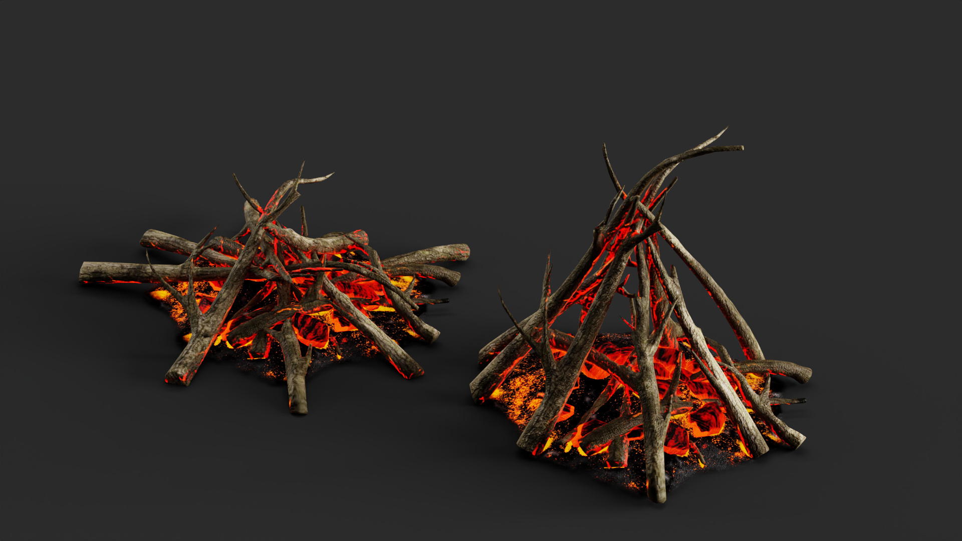Campfire 3D model - TurboSquid 1733143