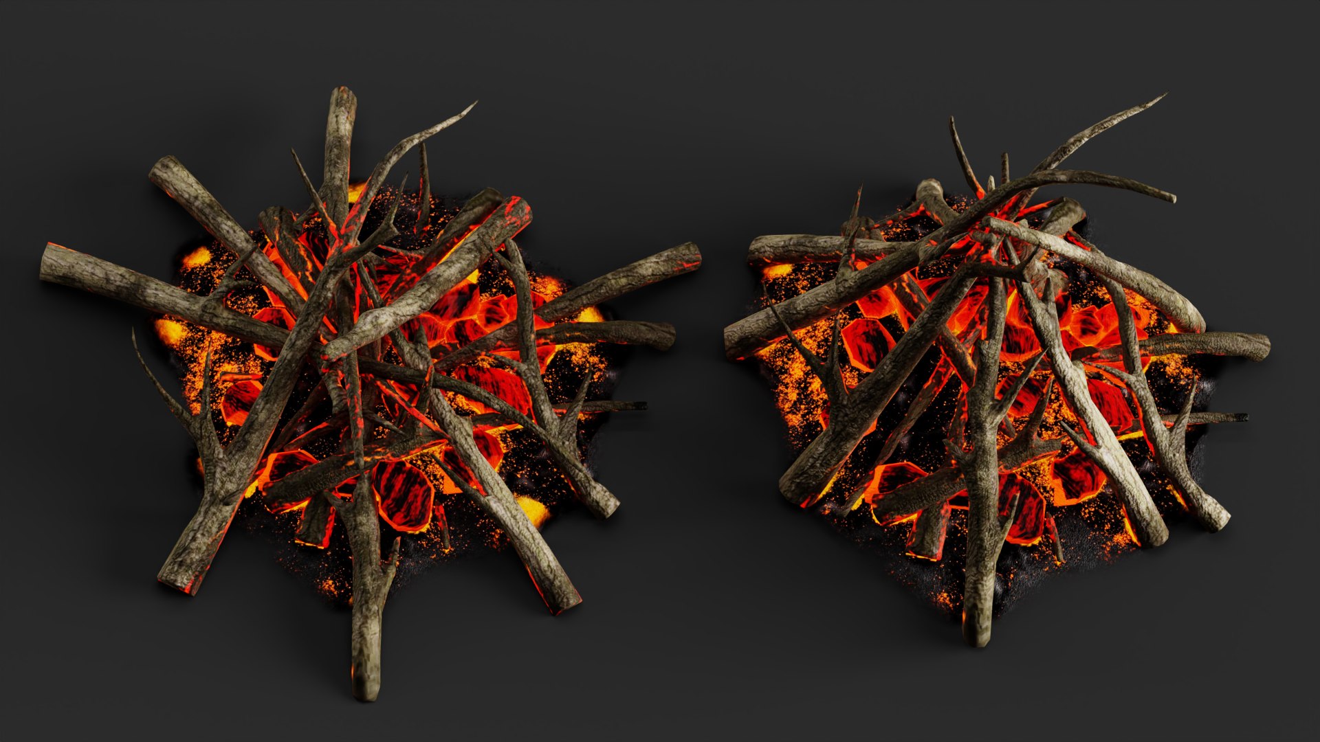 Campfire 3D Model - TurboSquid 1733143