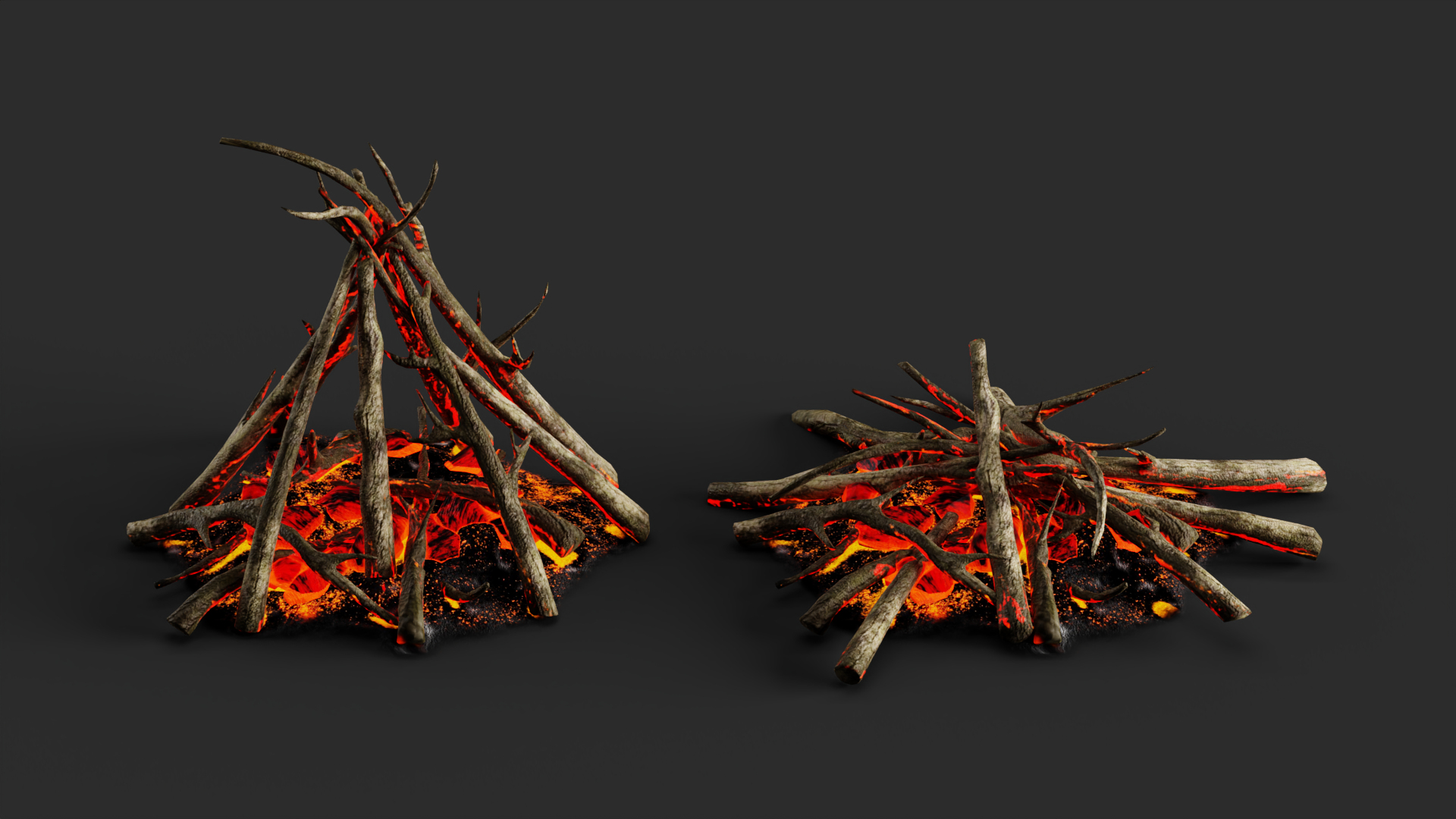 Campfire 3D model - TurboSquid 1733143