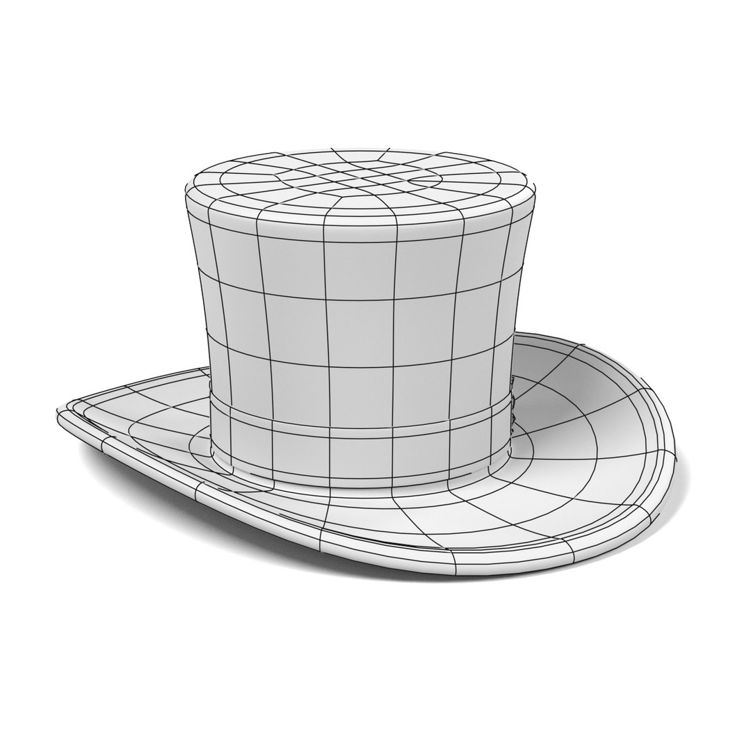 Hat Tophat 3d Model