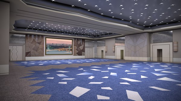 3D Ballroom Models | TurboSquid