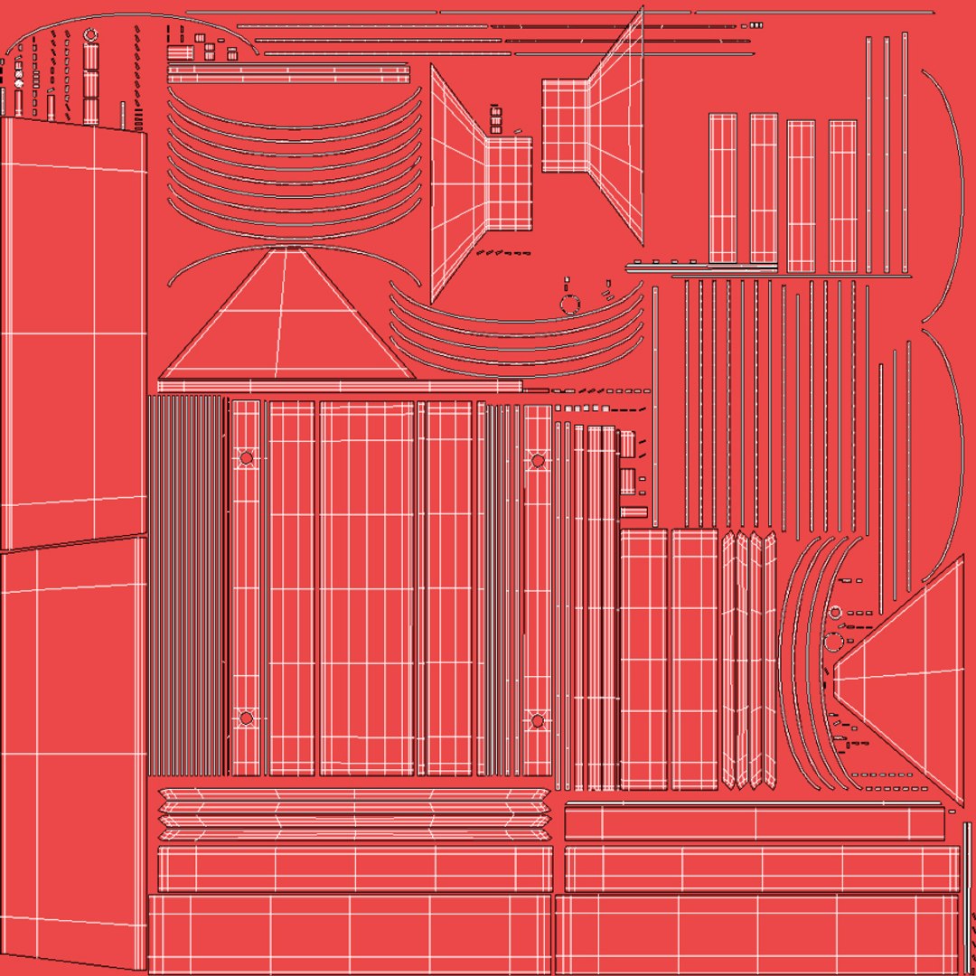 Red Flood Light Model - TurboSquid 2341667