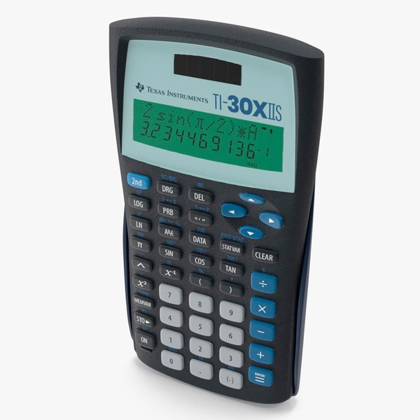 modelo 3d Calculadora científica negra encendida - TurboSquid 2149122