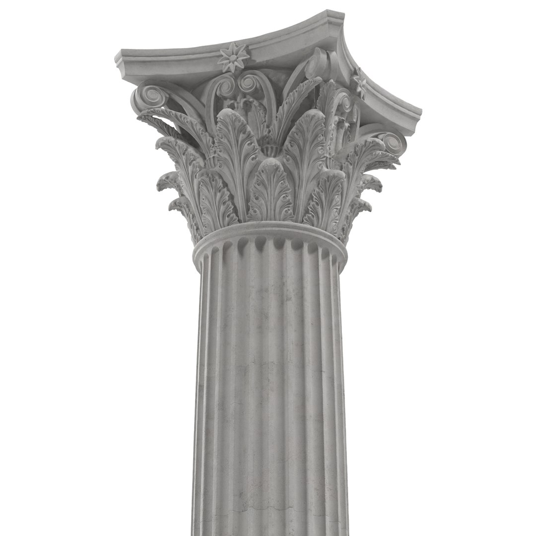 3D columns 4 model | 1143928 | TurboSquid
