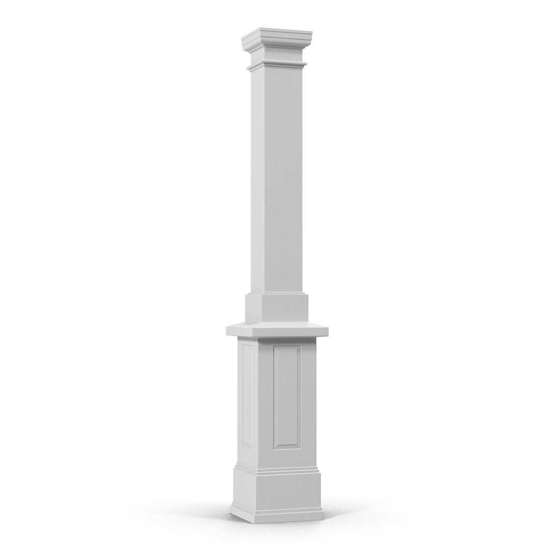 3D columns 4 model | 1143928 | TurboSquid