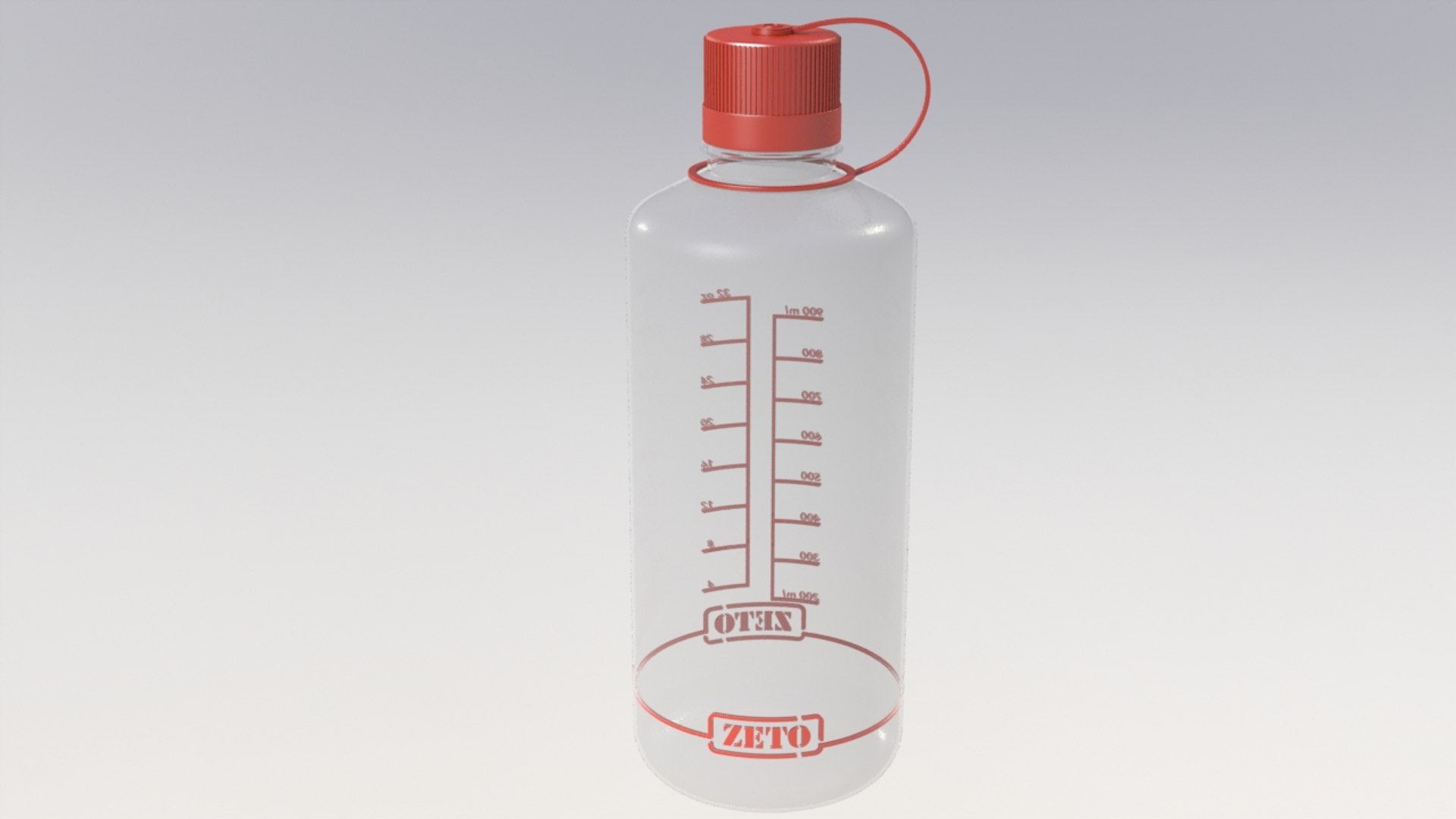 3d Obj Plastic Bottle